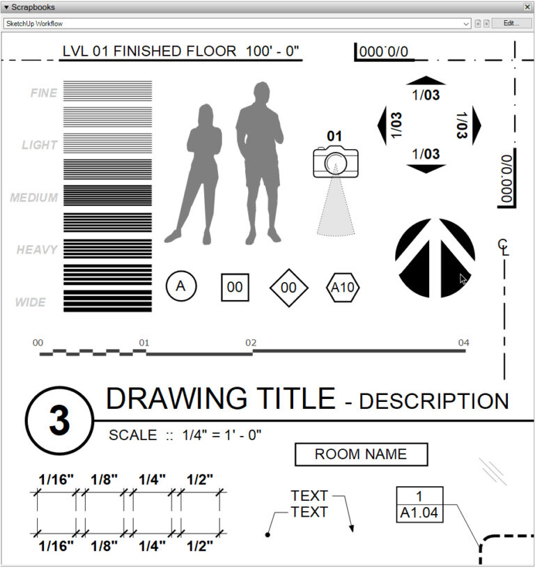 Drawing Annotations – Sketchup Workflow
